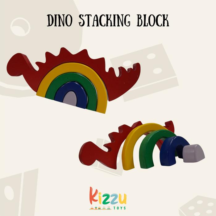 Jual Montessori Mainan Rainbow Stacking Block - Basic Rainbow - Jakarta ...