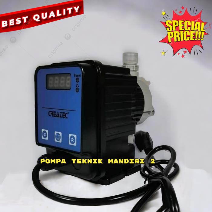 Jual Dosing Pump 2 LPH 7 Bar Pompa Dosing 2 LPH 220V Createc E0702 7 ...