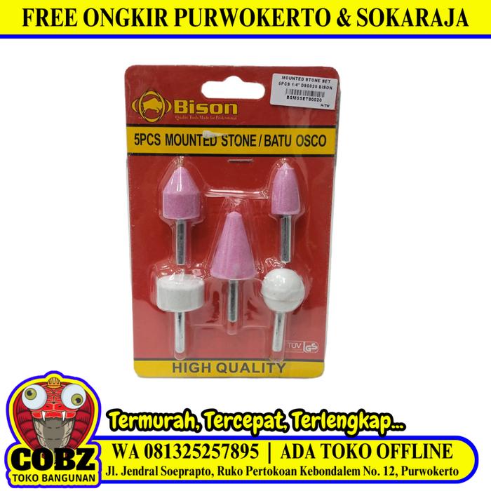 Jual 6 MM / BISON Mata Bor Batu Gerinda Tangkai Rotary Mounted Stone - Kab. Banyumas - COBZ ...