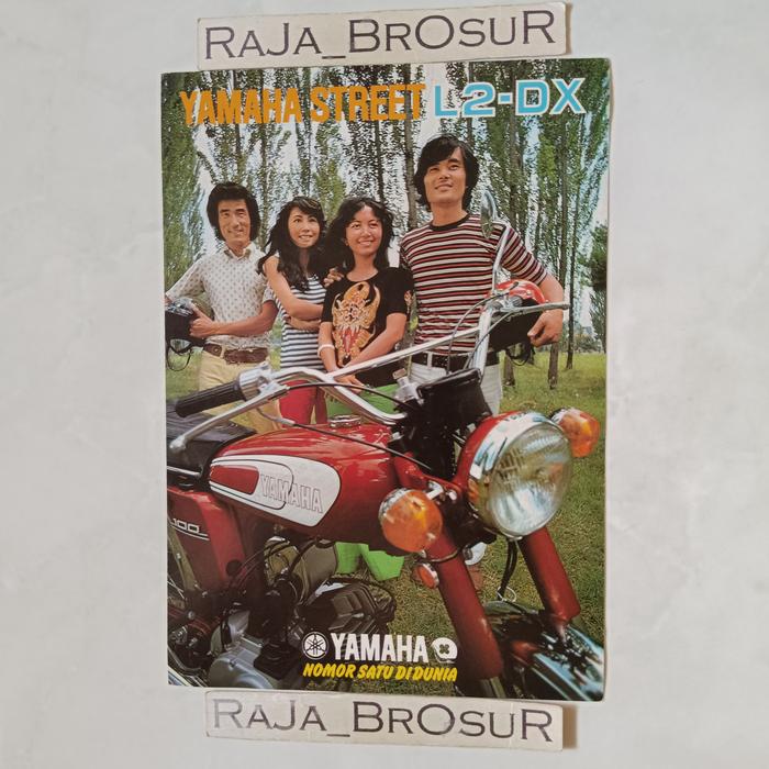 Jual Poster brosur katalog leaflet jadul lawas Yamaha L2 DX L2DX 2tak 1975 - Kab. Langkat ...