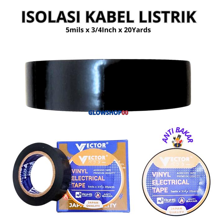 Jual Isolasi Listrik PVC Solatip Kabel Listrik Hitam - Kota Bekasi ...