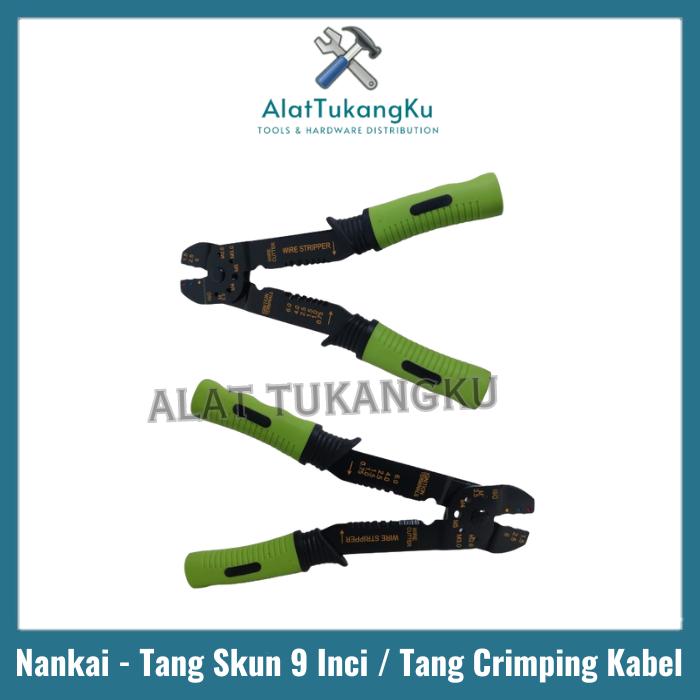 Jual Nankai Tang Pres Krimping / Skun kabel Kabel 9" / Tang Kupas ...