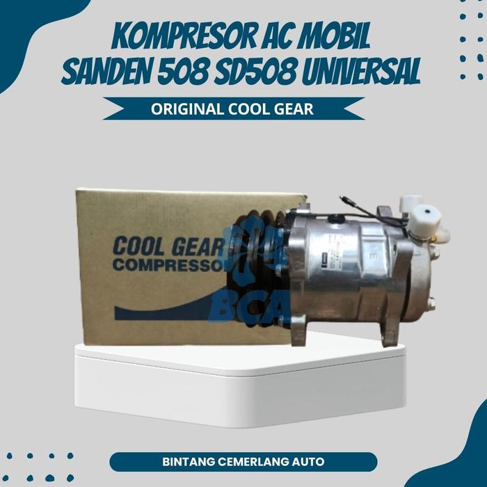 Jual KOMPRESOR AC MOBIL SANDEN 508 SD508 UNIVERSAL COOL GEAR ASLI - Jakarta Timur - Tukang AC ...