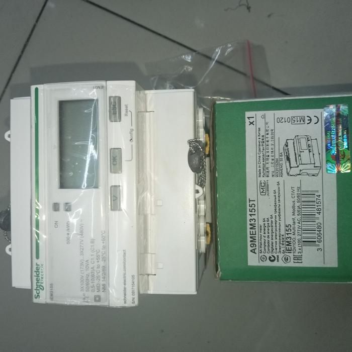 Jual iEM3155 KWH Meter Digital Schneider 3 Phase A9EM3155T - TERA 3P ...