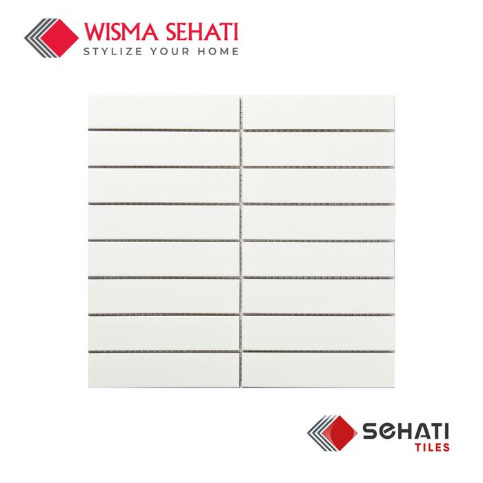 Promo Keramik 29.5x28 Matte Pilih Warna Putih / Hitam / Grey Dinding ...