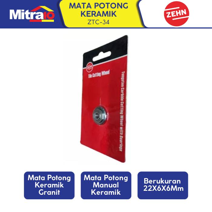 Jual Zehn Tile Cutting Wheel/Potong Manual Keramik/Granit Ztc-34 ...
