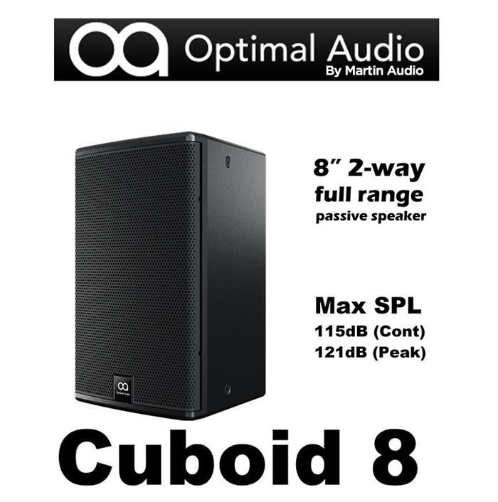 Jual Full Range Speaker 8 inch OPTIMAL AUDIO - Cuboid 8 - Kab. Badung ...