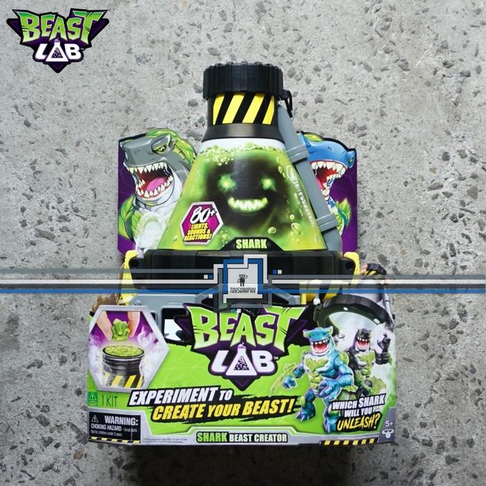 Promo Beast Lab BEASTLAB Shark Beast Creator Monster Mainan Science ...