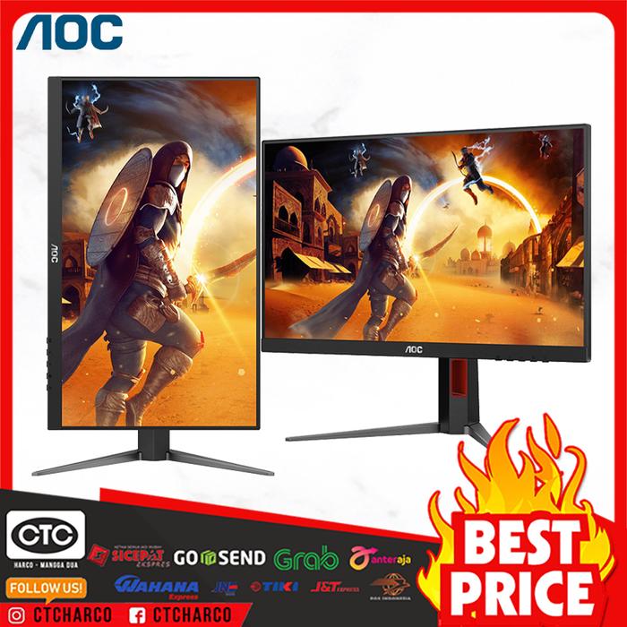 Promo Monitor Led Gaming AOC 24G4 24"inch Flat IPS 180Hz 1ms FHD HDR10 ...