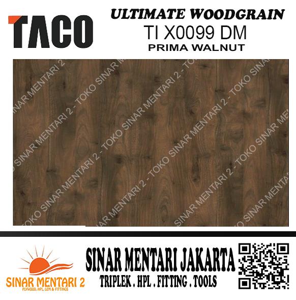 Jual TACO HPL ULTIMATE WOODGRAIN TI X0099 DM PRIMA WALNUT - Jakarta Barat - Sinar Mentari ...
