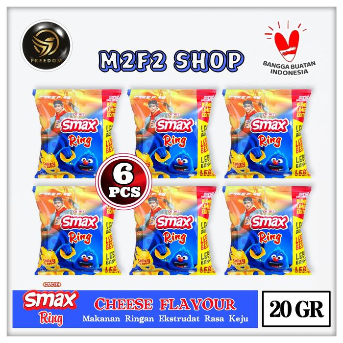 Jual Mamee Smax Ring Keju | Cheese Flavour Sachet - 20 gr (Harga 6 Pcs ...