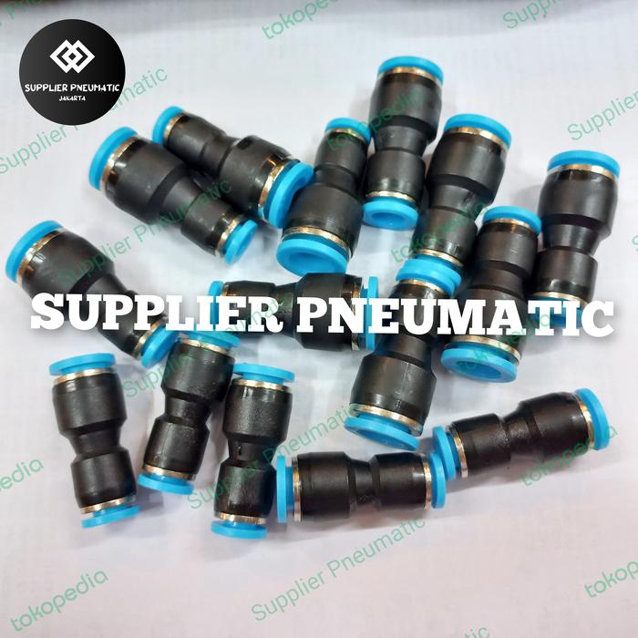 Jual Tubing Connector Push In Fitting Lurus Full Selang 4MM x 6MM MPG ...