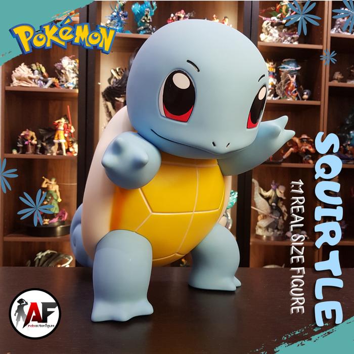 Promo BIG SIZE! Statue Pokemon Squirtle 1:1 Real Life Size Cicil 0% 3x ...