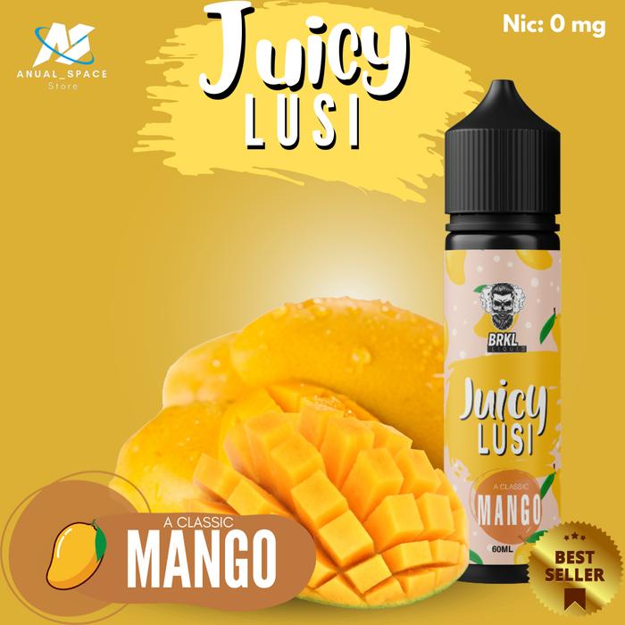 Jual botol liquid freebased JUICYLUSI Mango 60ml liquide bukan botol ...