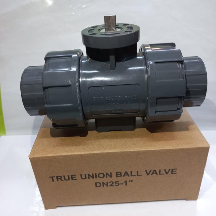 Jual ball valve pvc mounting pad true union/ball pvc true union - 2 ...