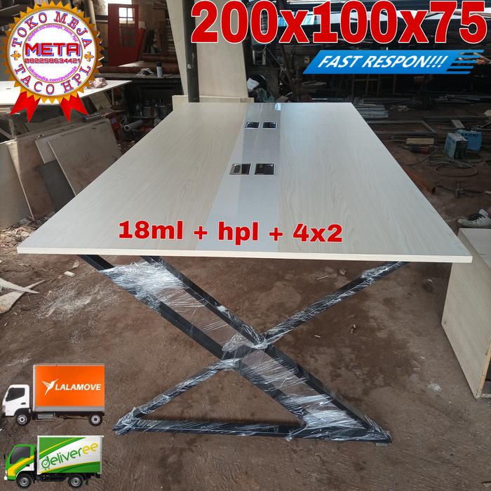 Jual meja meeting hpl 200x100 - Kota Tangerang Selatan - meja taco hpl ...