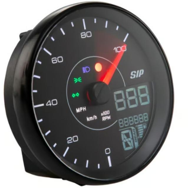 Jual Spido Meter Sepedo Speedometer Digital SIP Scooter Vespa GTV New ...