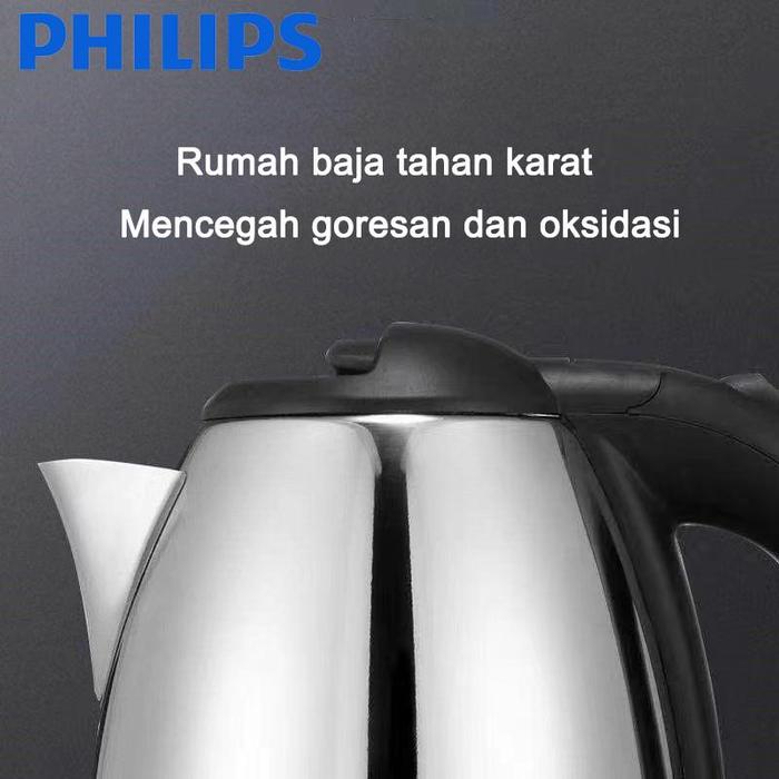 Jual Philips Ketel Listrik Teko Listrik Pemanas Air Stainless 1.8 Liter ...