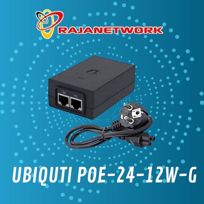 Jual Ubiquiti PoE Adapter 24V 0.5A Gigabit / UBNT UniFi POE-24-12W-G ...