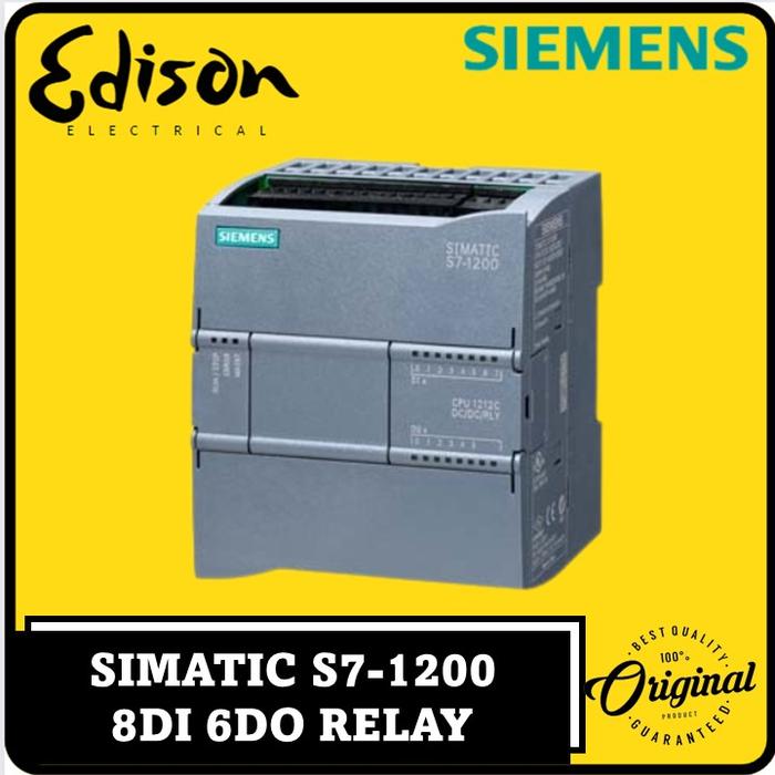 Jual SIEMENS 6ES7212-1HE40-0XB0 SIMATIC S7-1200 8DI 6DO Relay 24VDC CPU - Jakarta Barat - Edison ...