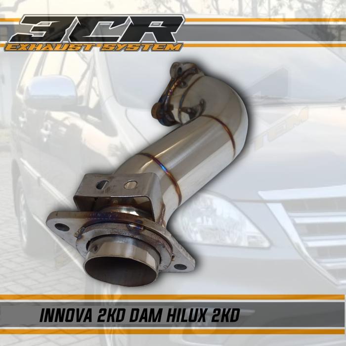 Jual downpipe innova 2kd dan hilux 2kd dijamin presisi full stenlis ...