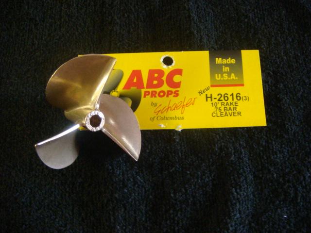 Jual 2616 3 Blade Cleaver Propeller Left – RC Boat Propeller | ABC ...