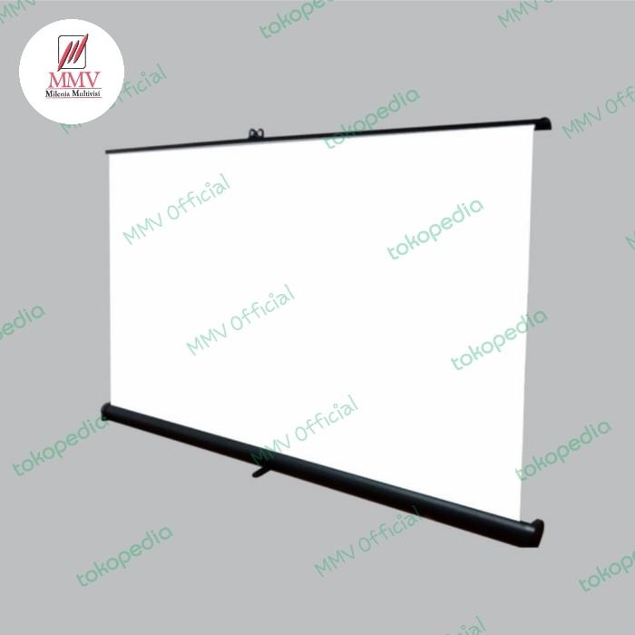 Jual Layar Proyektor Brite Screen TBL-100F table screen layar portable ...
