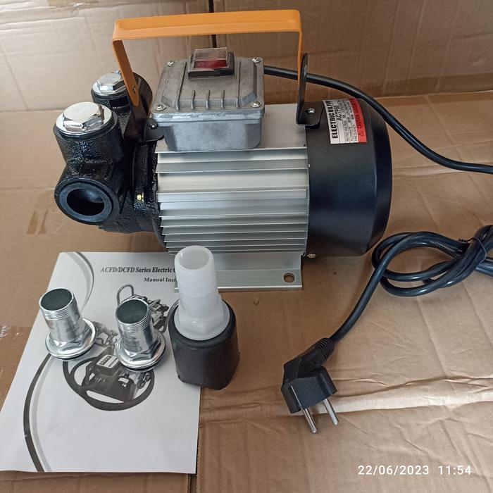 Promo Pompa minya elektrik listrik 220V 1inch Pompa Cairan kental Solar ...