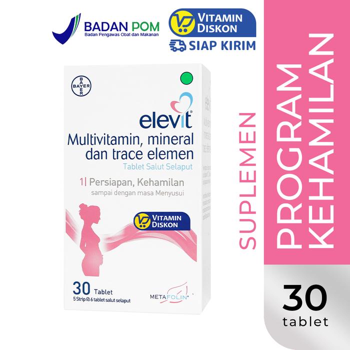 Promo ELEVIT MULTIVITAMIN, MINERAL DAN TRACE ELEMEN - PERSIAPAN ...