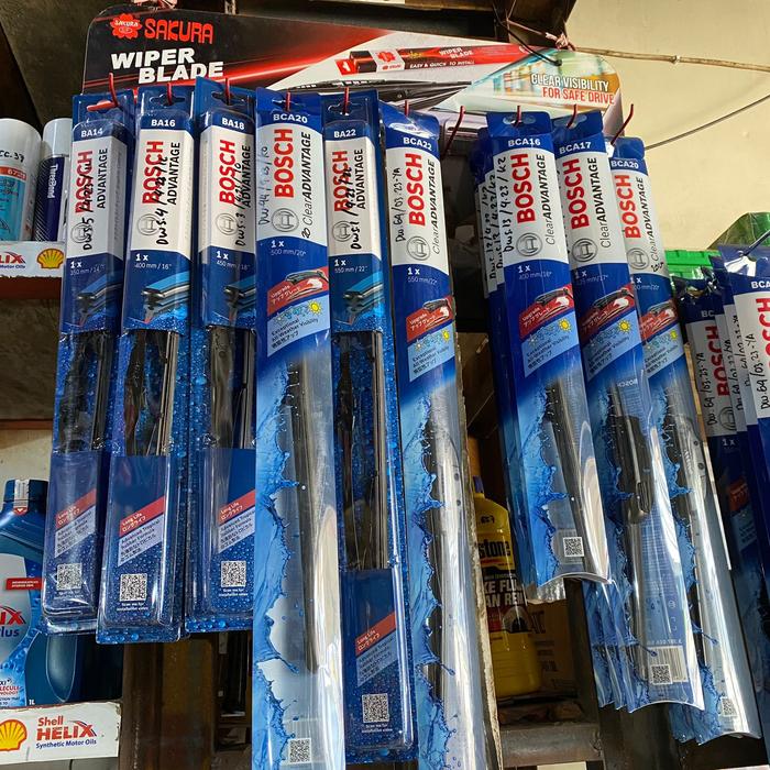 Jual Bosch Daun Wiper Karet Frameless Clear Advantage Penghapus Kaca