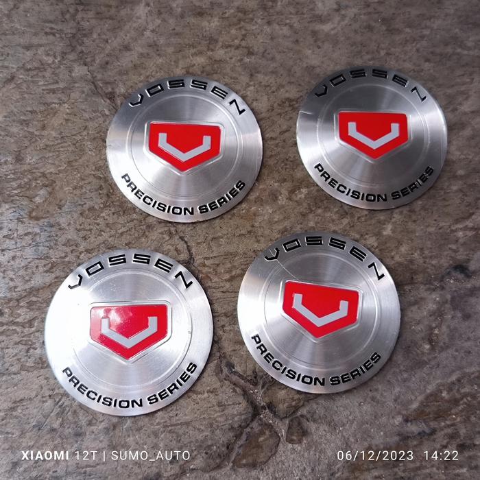 Jual sticker stiker lapisan tutup dop velg mobil logo VOSSEN hitam ...