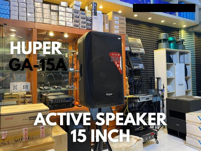 Jual Speaker Monitor Aktif 500 Watt HUPER GA15a 15 Inch Original GA ...