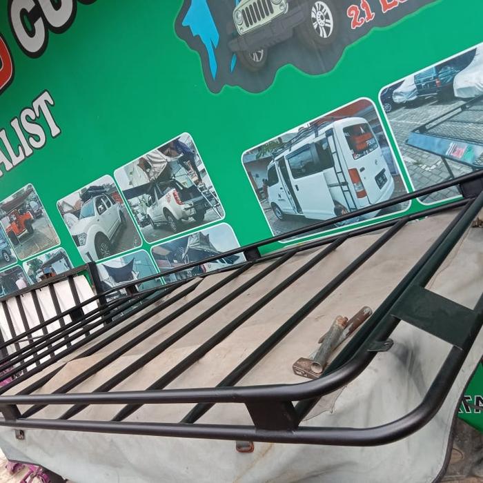 Jual roofrack mobil / rak atap mobil / roof Rack universal full besi ...