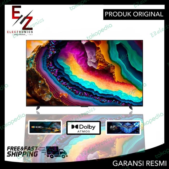 Jual TCL 98P745 Smart Google TV 98 Inch - LED UHD 4K - HDMI 2.1 - 144Hz VRR - Dolby Vision IQ ...
