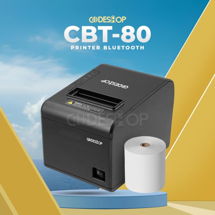 Jual Printer Struk Kasir Thermal CBT-80 Fitur USB + Bluetooth Auto ...
