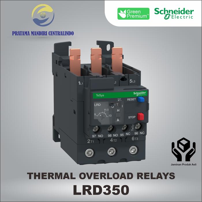Jual LRD350 THERMAL OVERLOAD RELAY SCHNEIDER ORIGINAL SNI ( 37A - 50A ...