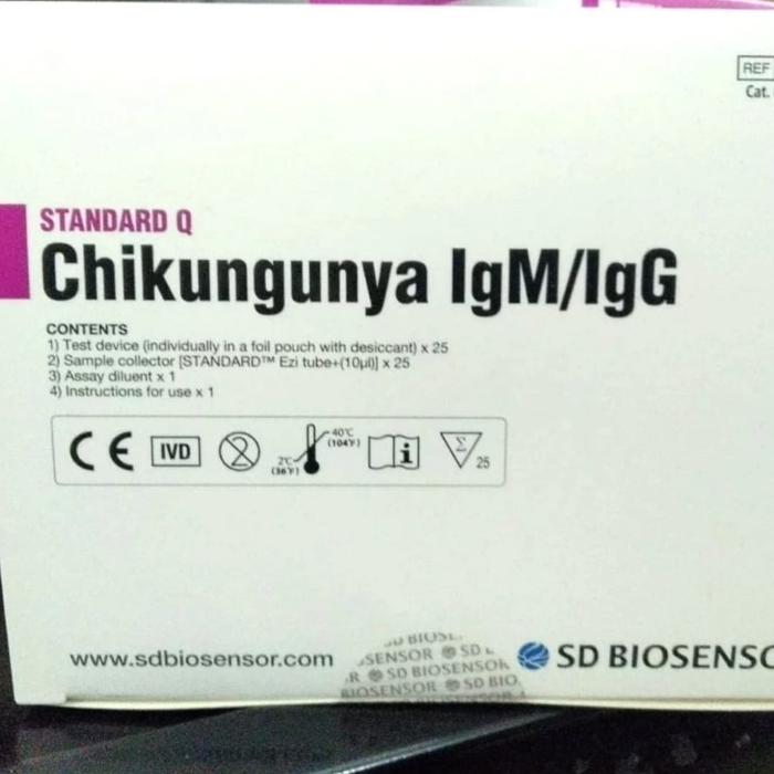 Jual SD Biosensor Test Chikungunya IgG/IgM Isi 25 pcs - Jakarta Barat ...