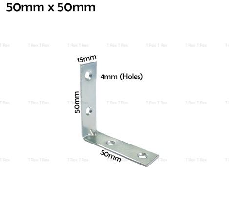 Jual Isi 4Pcs Siku Untuk Rak Dinding Bracket Furniture Lemari Banyak ...