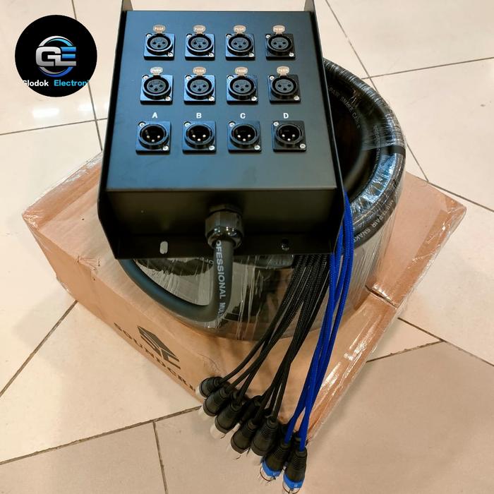 Jual Kabel Snake 12ch Cable Snek 8 input 4 output 30 meter SOUNDCREST ...