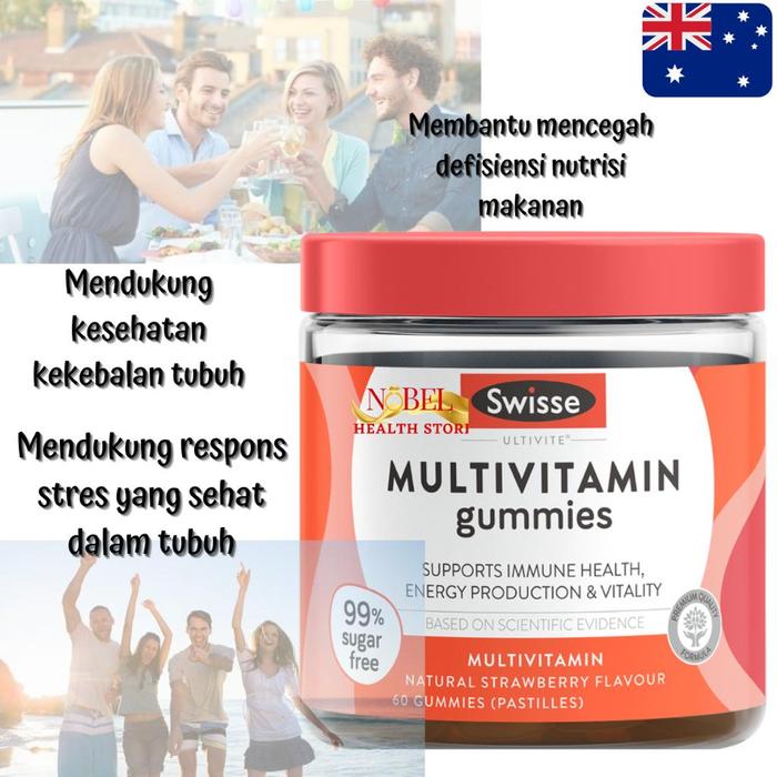 Jual swisse multivitamin gummies 60 pack - Kab. Tangerang - Nobel Health Store | Tokopedia