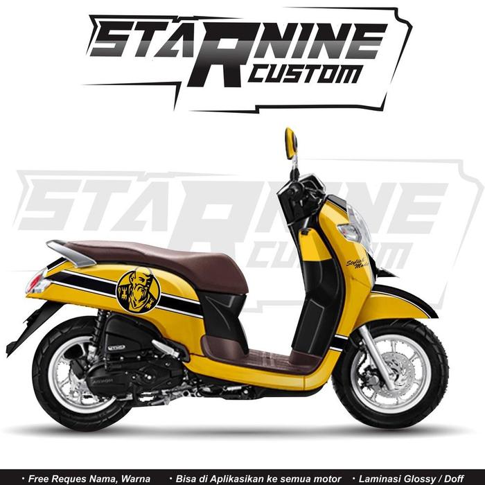 Jual sticker scoopy orang tua full body decal scoopy fi sticker decal ...