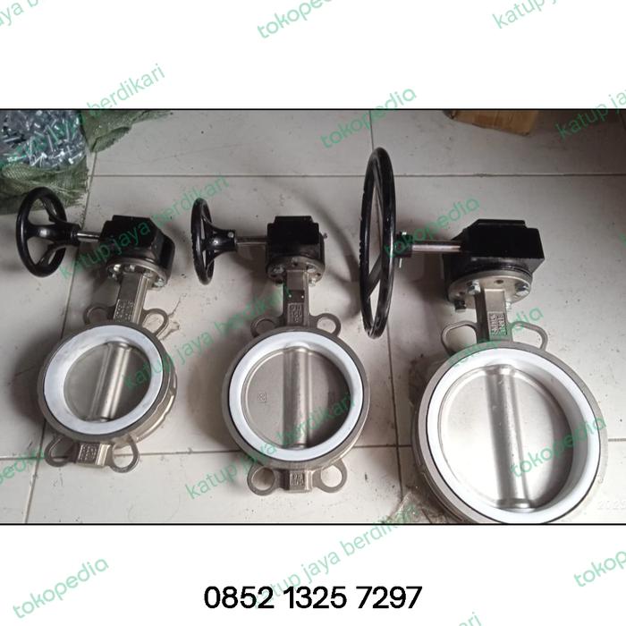 Jual TOZEN butterfly Valve ss304 2" Gear operated - Jakarta Utara ...
