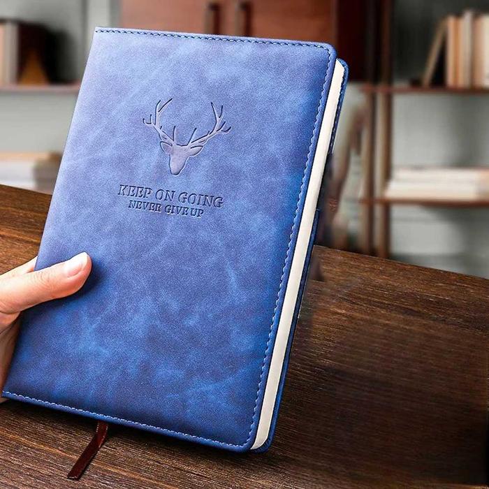 Jual Buku Catatan Harian Notebook Diary Cover Kulit 100 Lembar - CW ...