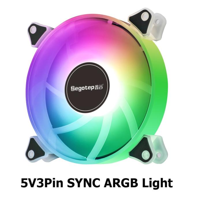 Jual FAN CASING SEGOTEP ROMANTIC 12 ARGB 3in1 / 3 PACK + ADAPTOR 12CM ...