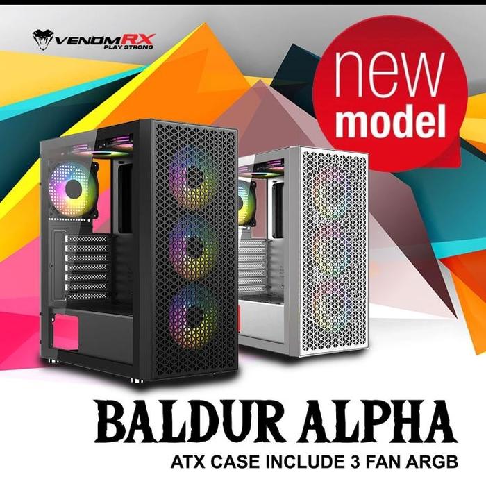 Jual VenomRX BALDUR ALPHA ATX Temper Glass ARGB - Kota Surabaya - QTC | Tokopedia