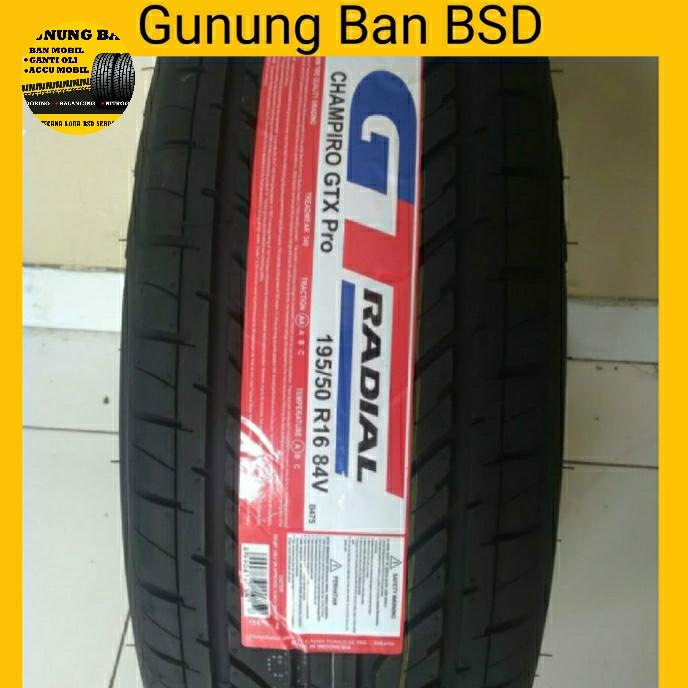 Jual Ban GT Champiro GTX PRO 195/50 R16 - Kota Tangerang Selatan - Gunung Ban BSD | Tokopedia