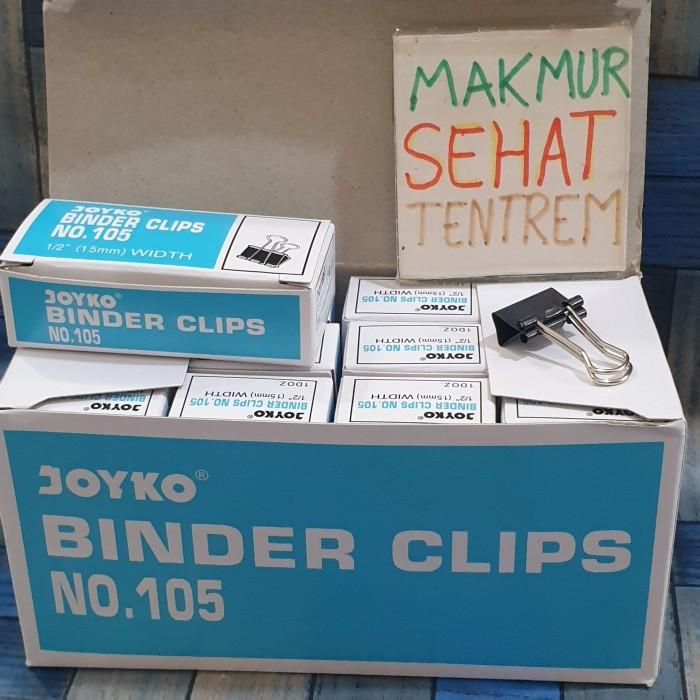 Jual Binder clip joyko 105 lebar 15mm skuA230042 PCS - Kota Semarang ...