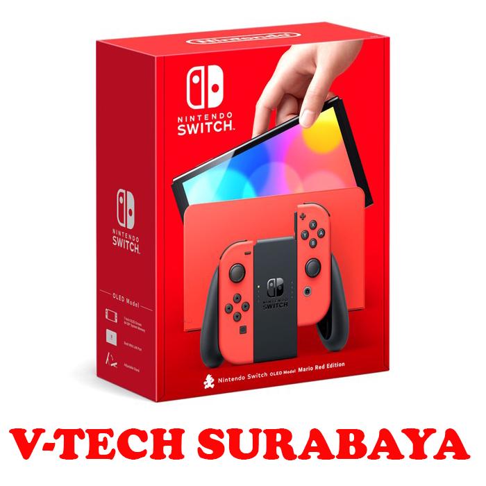 Jual NINTENDO SWITCH OLED MARIO EDITION RED MERAH CONSOLE - Kota ...