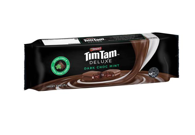 Jual Arnott's Tim Tam Deluxe Dark Choc Mint Chocolate Biscuits 175g ...
