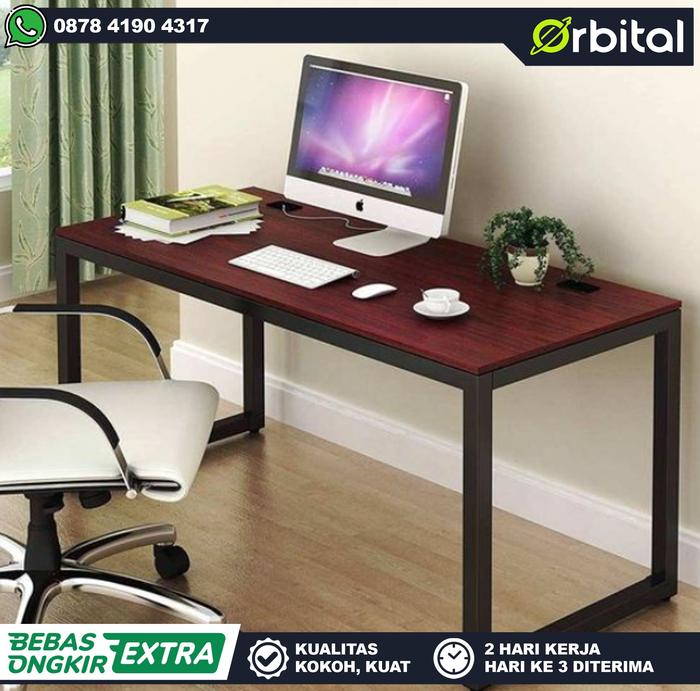 Jual meja desktop komputer 120 x 60 x 75 cm - Meja Kerja Kantor ...